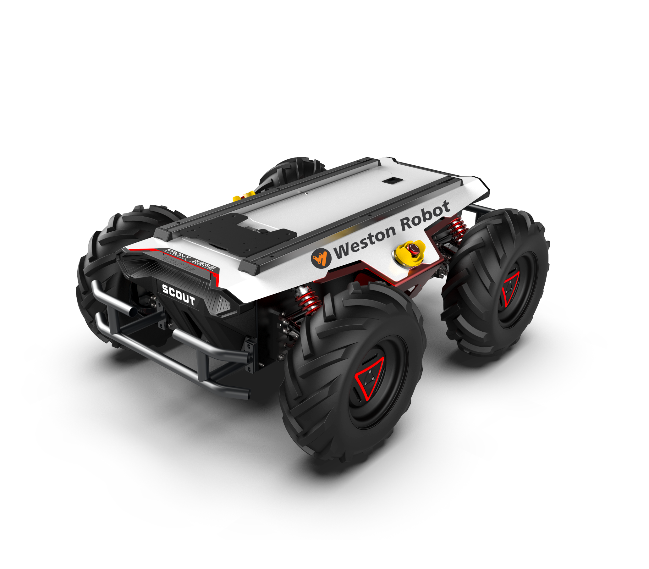 Outdoor Skid-Steer UGV SCOUT - Weston Robot - Accelerate Robot Adoption