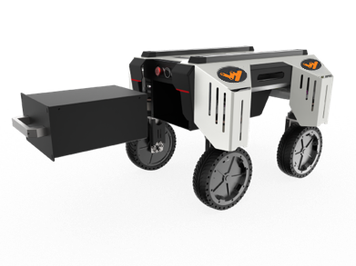 Swerve-Drive Outdoor UGV RANGER MINI - Weston Robot - Accelerate Robot ...