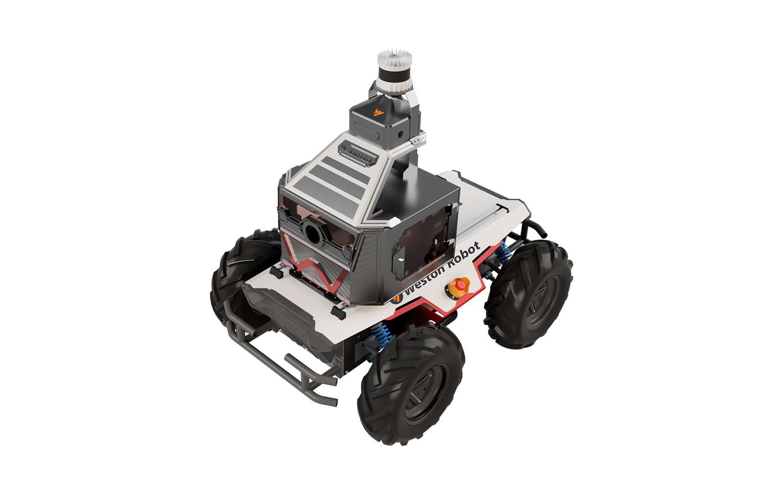 Outdoor Skid-Steer UGV SCOUT - Weston Robot - Accelerate Robot Adoption