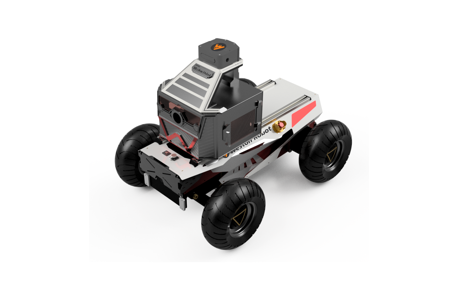 Outdoor Ackermann-Drive UGV HUNTER - Weston Robot - Accelerate Robot ...