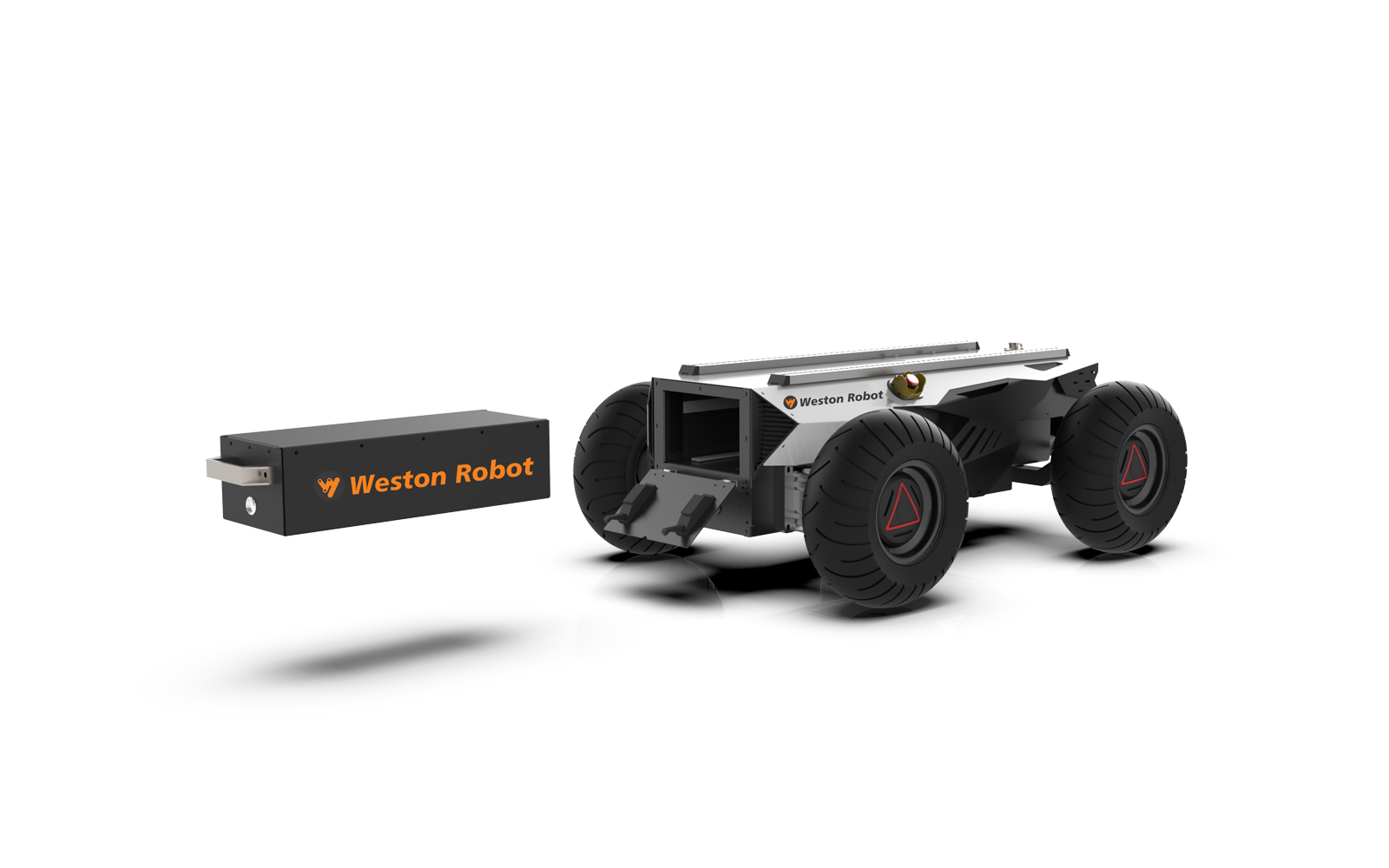 Outdoor Ackermann-Drive UGV HUNTER - Weston Robot - Accelerate Robot Adoption